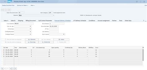 Scheduling Agreement Integration In S 4hana Ce Sap Community