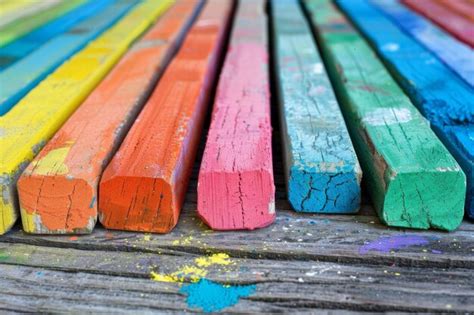 Premium Photo Assorted Color Chalk Isolated On White Background