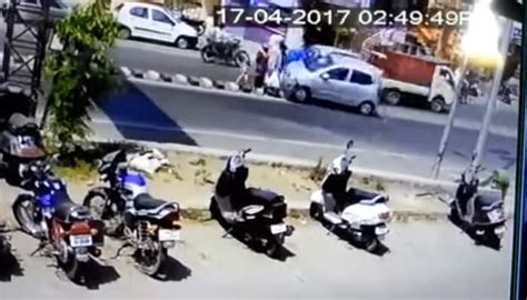 Pune Speeding Car Loses Control On Baner Road Mows Down 3 Year Old 4