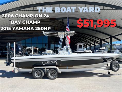 Champion Boats For Sale