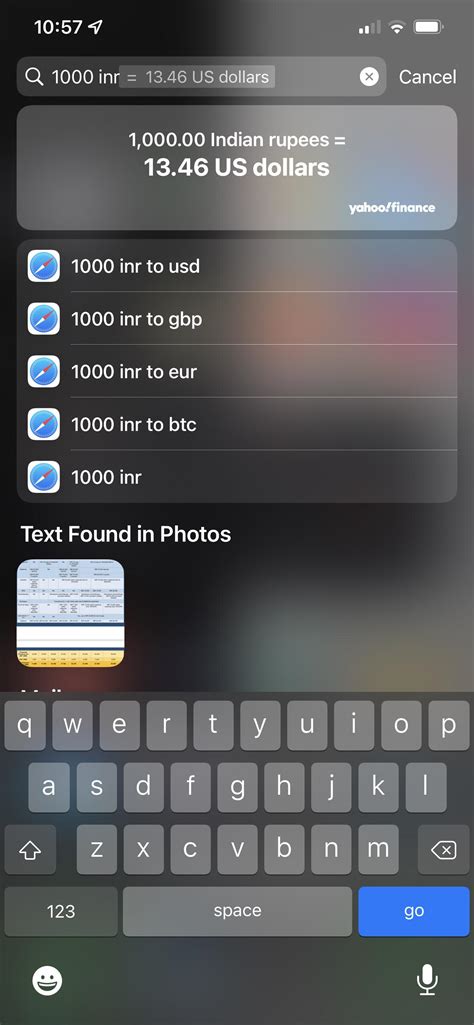 Any Way To Change Default Conversion Currency From USD To CAD In Search Currently On IOS Public