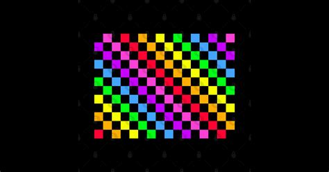 Colorful Checkered Square Pattern Seamless Pattern Sticker Teepublic Colorful Checkered Square Pattern Seamless Pattern Sticker Teepublic