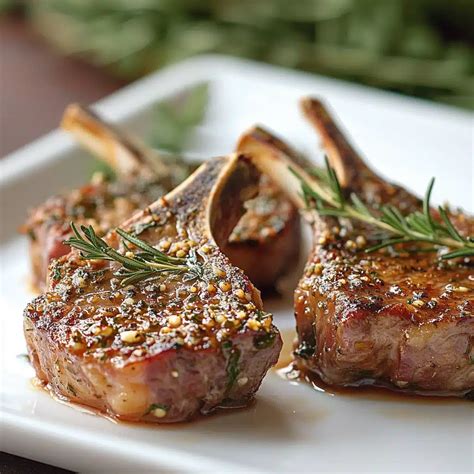 Delicious Garlic Rosemary Lamb Chops Gourmet Dinners