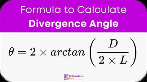 Divergence Angle Calculator Divergence Angle Calculator