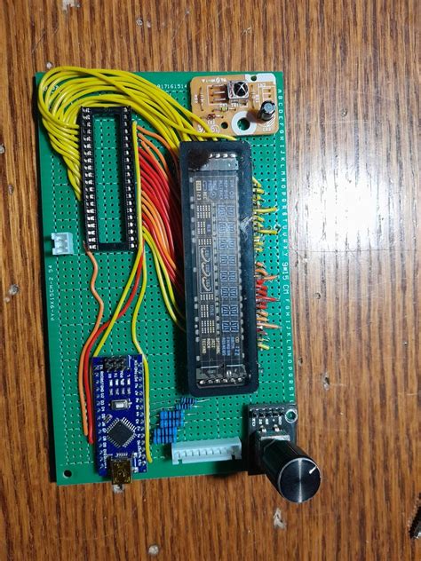 vacuum fluorescent display arduino 3 steps instructables