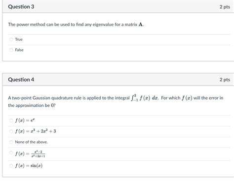Solved The Power Method Can Be Used To Find Any Eigenvalue