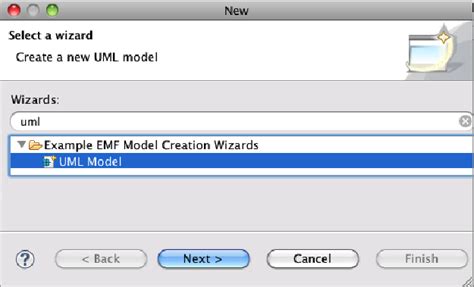 creating a new uml2 model download scientific diagram