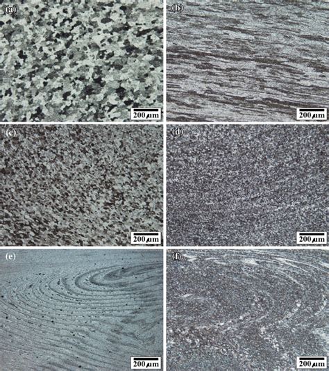 Optical Micrographs Showing The Microstructure Bm Of A Annealed And Download Scientific