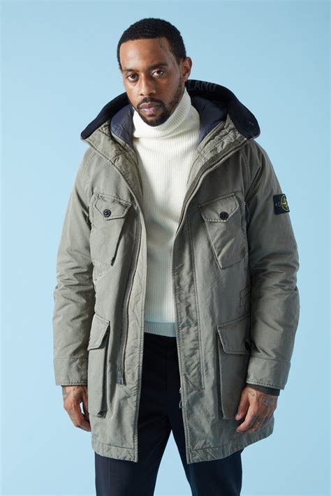Pin By Bedfom On Stone Island Blouse Designs Silk Jackets Coat