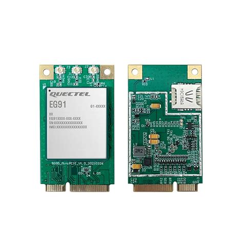 Quectel Eg91 Ex Mini Pcie Lte Cat1 Eg91exga 128 Sgns Emea Lte Fdd B1 B3 