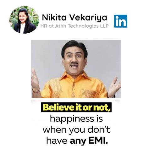 nikita vekariya on linkedin fact or not 😇 139 comments
