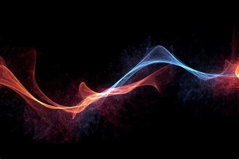 Premium Ai Image Quantum Vortex Cosmic Swirls And Dynamic Waveforms In Technological Abstraction