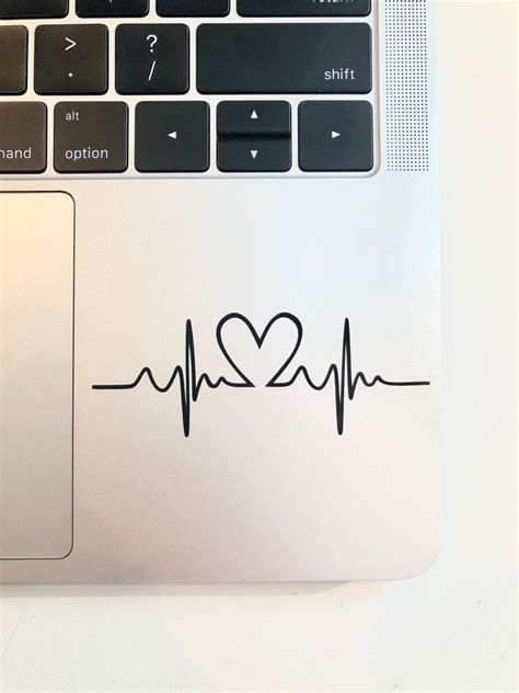 Heartbeat Vinyl Sticker Personalized Nurse Custom Decal