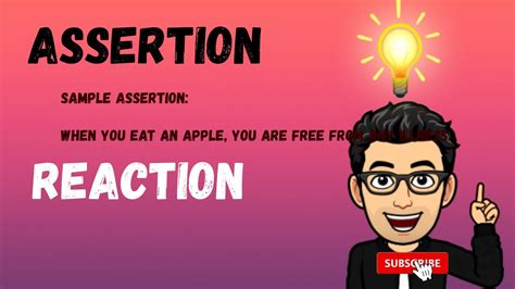 REACT TO WHAT IS ASSERTED OR EXPRESSED IN A TEXT ASSERTION REACTION YouTube