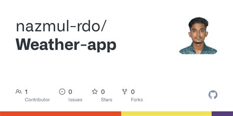 GitHub Nazmul Rdo Weather App