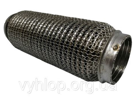 Гофра глушителя 65x120 3-х слойная усиленная Interlock кольчуга ...