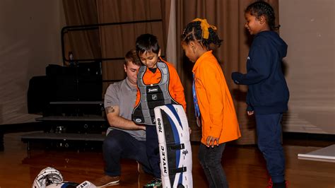 School Assembly Ps 48 New York Islanders