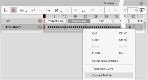 Creating Motion Path From Transform Keys