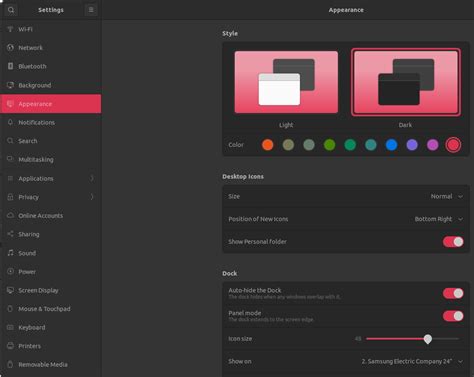 Gnome Color Settings Missing From Ubuntu Ask Ubuntu