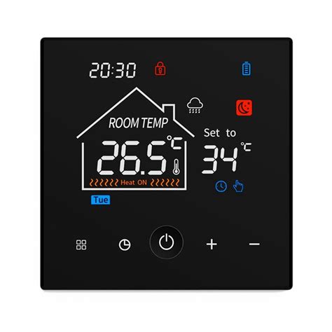 Lcd Thermostat Programmable Digital Room Temperature Controller With Programming Walmart Com