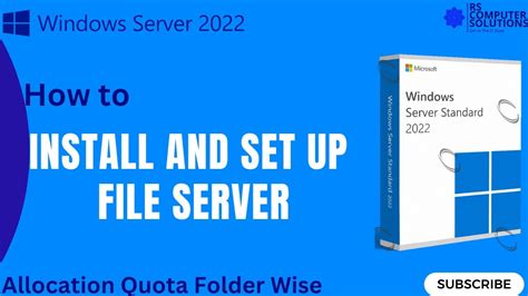 How To Install And Configuration File Server On Windows Server 2022 2023