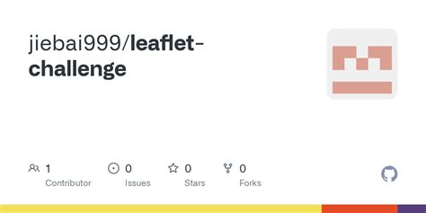 Github Jiebai Leaflet Challenge