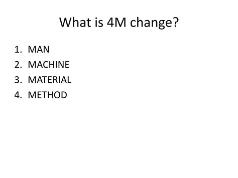 Change Management M Change PPTX