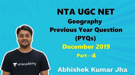 Previous Year Question Paper Pyqs Geography Nta Ugc Net