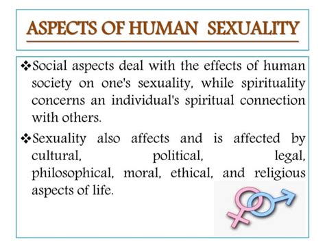 Human Sexuality And Human Sexual Response Cycle Pptx Sexual