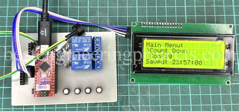 Arduino Countdown Timer With Menu Eeprom And Buzzer Alerts