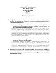 Problem Set 6 Solution Pdf Economics 321 Public Economics Prof Marika Cabral TA Katherine