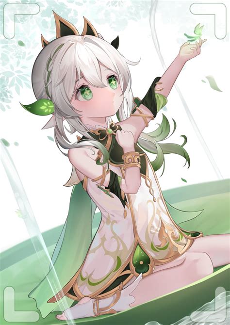 Nahida And Crystalfly Genshin Impact Drawn By Mikurasha Danbooru