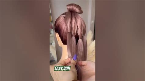 Easy Hairstyles Tutorial For Beginners Youtubeshorts Viralreels