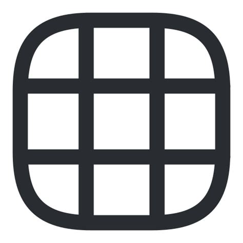 Grid Icon User Interface And Gesture Icons