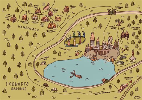 Harry Potter Map Hogwarts Map Chamber Pesy
