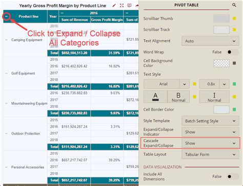 Pivot Table Wyn Documentation