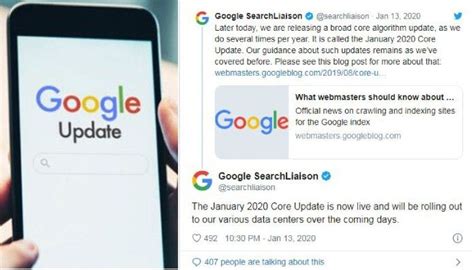 Googles First Core Algorithm Update