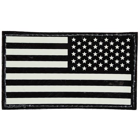 Usa Reversed Ir Infrared Flag Patch With Velcro Inforced Stitch