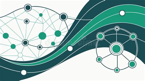 Abstract Network Design Connection Lines Digital Tech Art Vector Design Generative Ai Stock