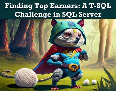 Finding Top Earners A T Sql Challenge In Sql Server Sql Authority