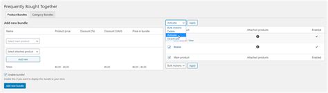 Frequently Bought Together Documentation Woocommerce