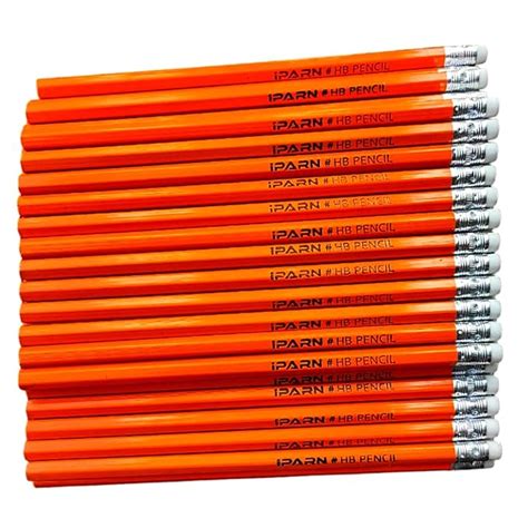 Iparn 50 Nos Pencil Pack Graphite Pencil With Eraser Tip Office