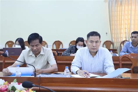 កិច្ចប្រជុំក្រុមការងារបច្ចេកទេសពិភាក្សាការងារជំរុញការផ្តល់បណ្ណកម្មសិទ្ធដីធ្លី រដ្ឋបាលខេត្តកណ្តាល