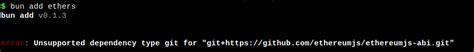 Cant Install Ethersjs · Issue 438 · Oven Shbun · Github