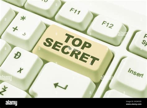 Conceptual Caption Top Secret Word For Telling Someone Important Data