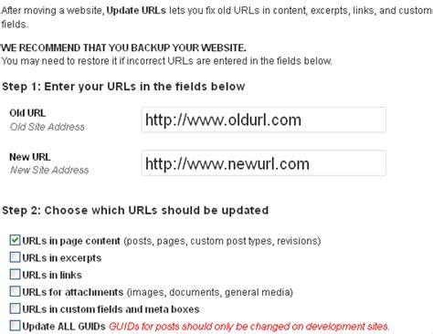 How To Update Urls When Moving Your Wordpress Site W3 Html