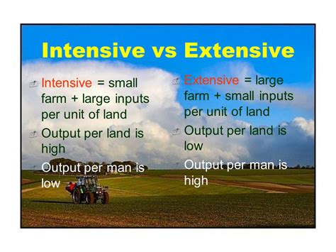 Extensive Vs Intensive Agriculture Understanding The Differences