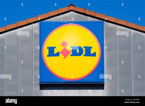 Sign And Logo Lidl Stock Photo Alamy