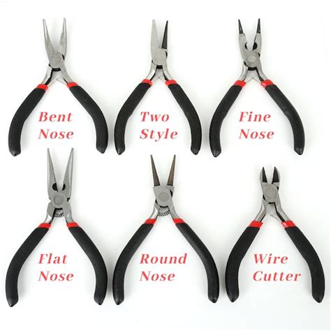 Jewelry Tool Set Round Nose Pliers Flat Nose Pliers Wire Etsy