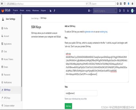 Gitlab操作手册 gitlab使用手册 CSDN博客